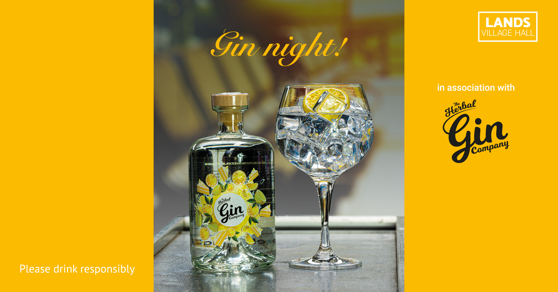 Gin night! » Lands Village Hall